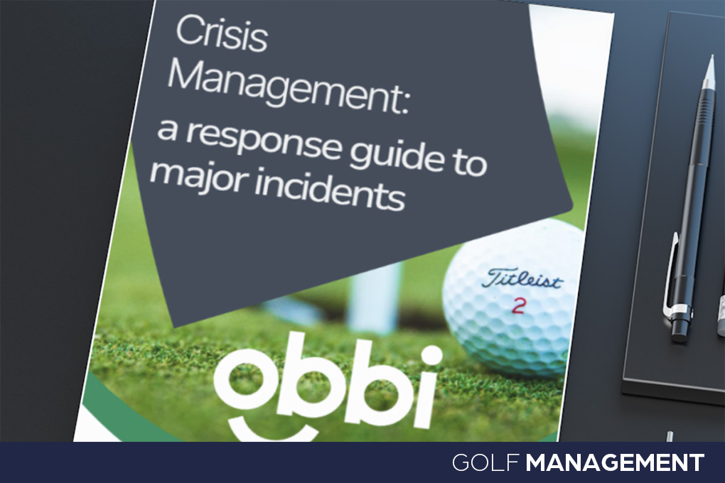 Obbi Golf Publishes Crisis Management eBook